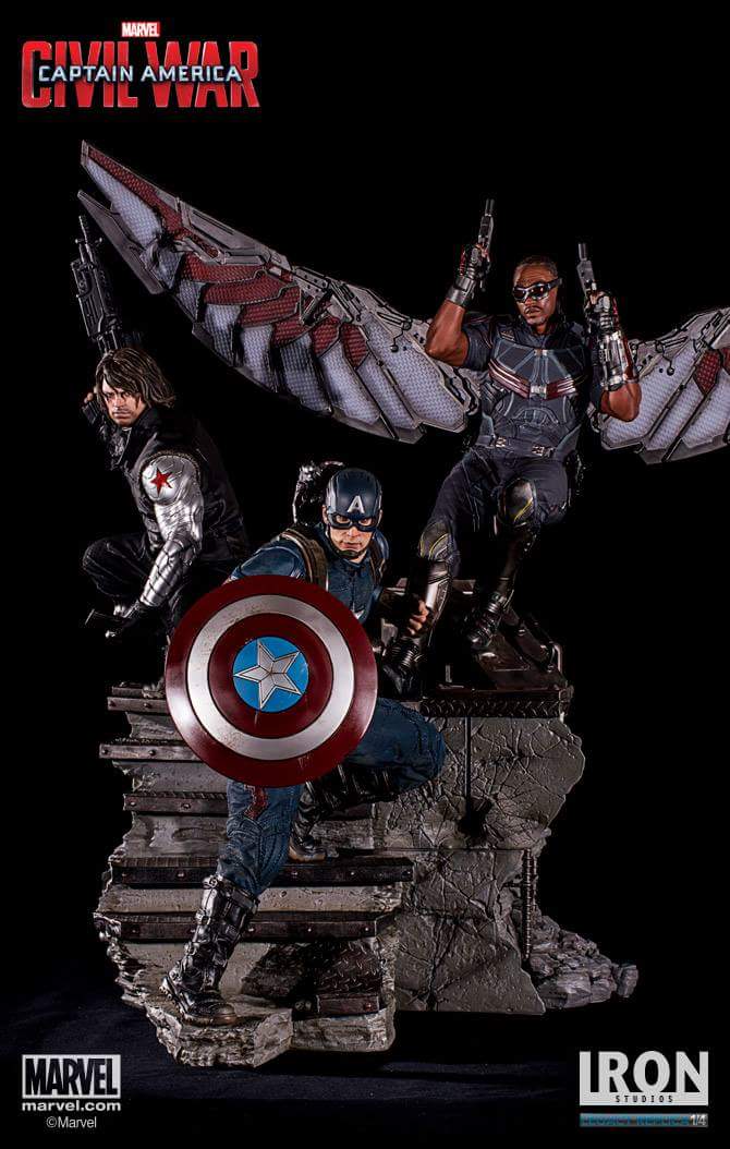 IRON STUDIOS – LEGACY REPLICA – Captain America: Civil War 1/4 Scale ...