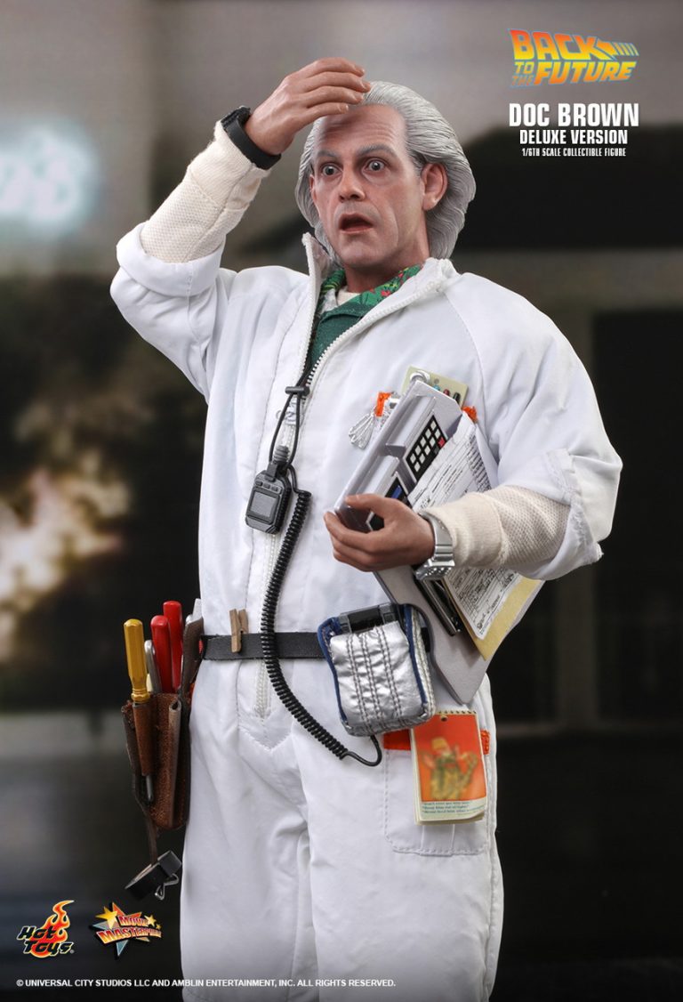 Hot Toys – BTTF – Doc Brown Deluxe Version 1/6 Scale – Knowhere ...