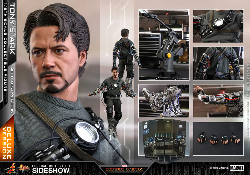 Hot Toys – Iron Man – Tony Stark Mech Test DX MMS582B 1/6 Scale ...