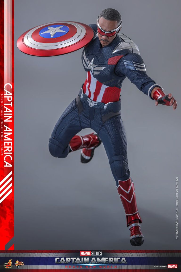 Hot Toys – Captain America: Brave New World – Captain America 1/6 Scale ...