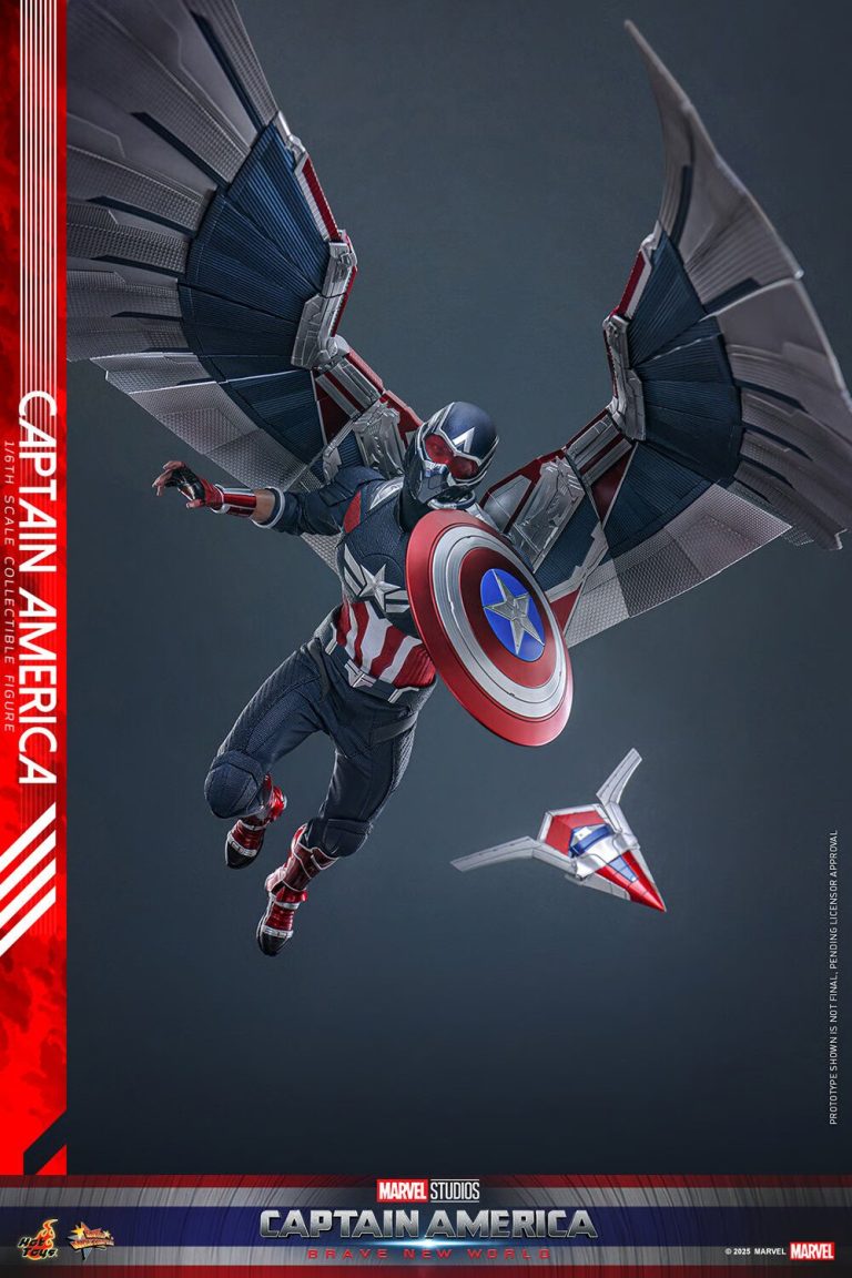 Hot Toys – Captain America: Brave New World – Captain America 1/6 Scale ...