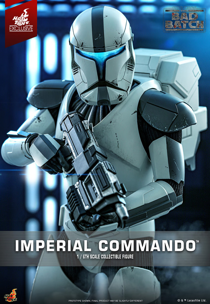Hot Toys – Star Wars: The Bad Batch – Imperial Commando EX. 1/6 Scale ...