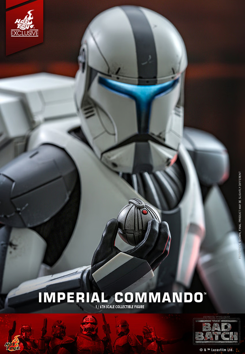 Hot Toys – Star Wars: The Bad Batch – Imperial Commando EX. 1/6 Scale ...